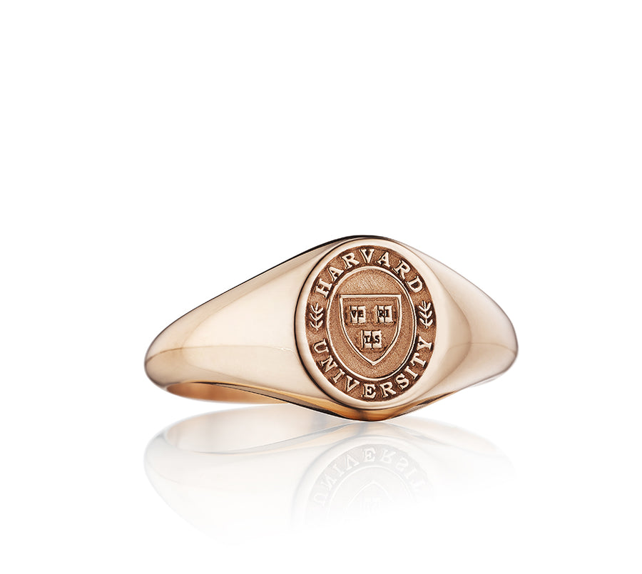 Signitas Inc | Harvard University Classic Oval Signet Ring