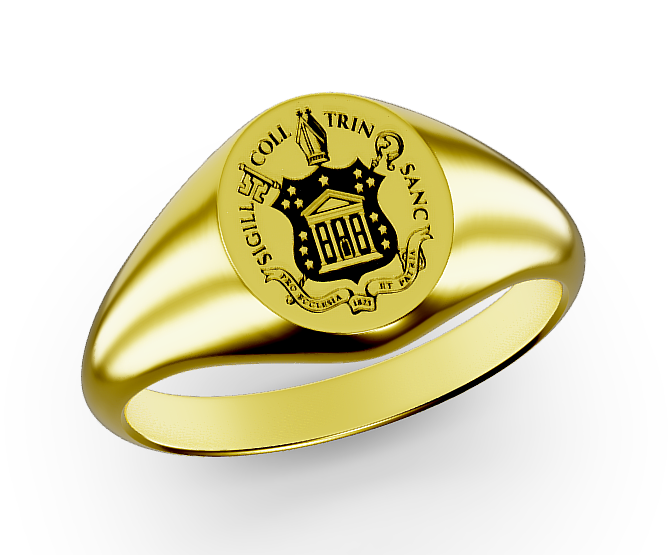 Signitas Inc | Trinity College Oval Signet Ring