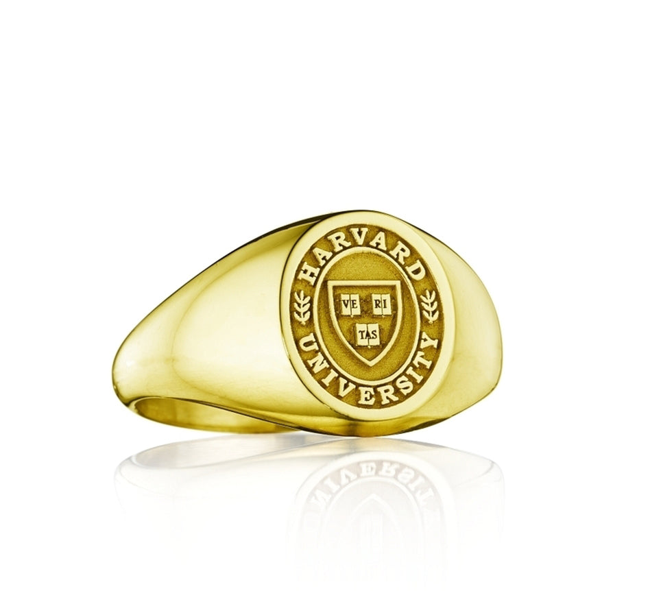 Signitas Inc | Harvard University Classic Oval Signet Ring