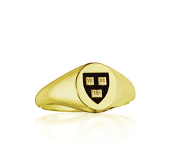 Signitas Inc | Harvard University Collegiate Oval Signet Ring